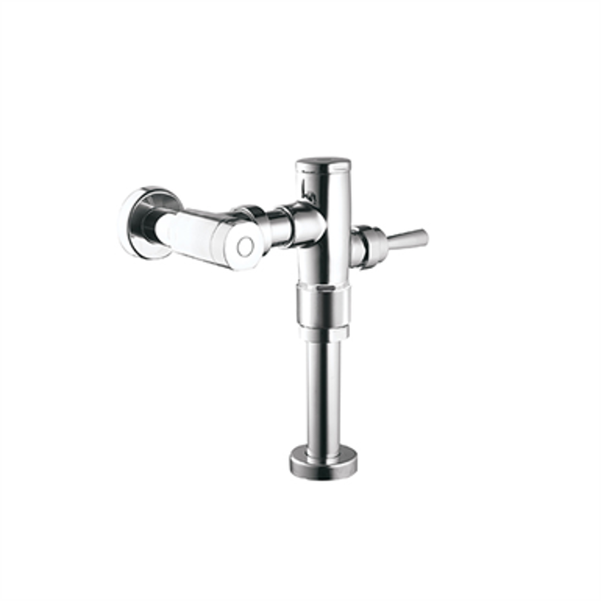 BIM objects - Free download! Exposed WC Flush Valve | BIMobject