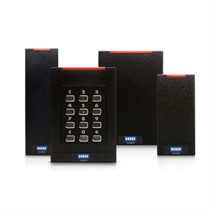 BIM objects - Free download! iCLASS SE Reader - Models R10, R15 and R40 ...