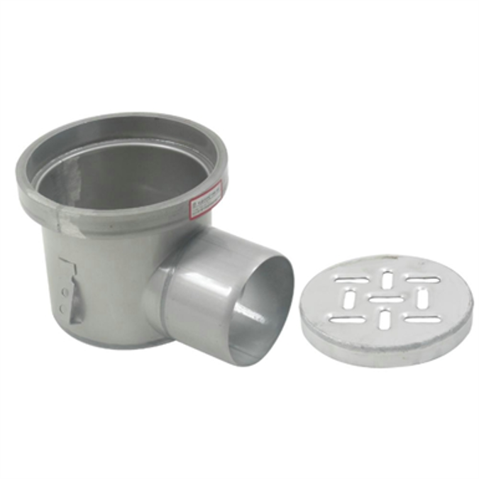 BIM objects - Free download! Floor Drain with 12in. Round Fixed Top ...