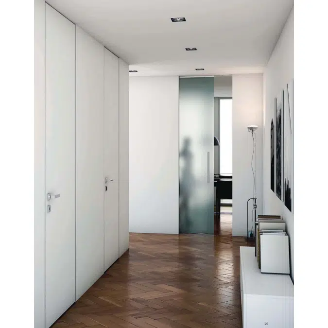 BIM objects - Free download! Porte std Filomuro 1L scorrevole scomparsa ...