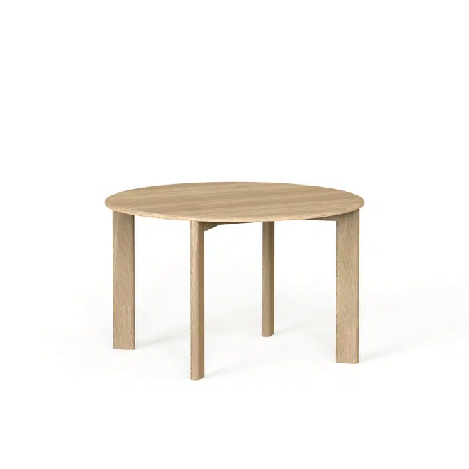 BIM objects - Free download! Kotai round dining table Ø120x75 | BIMobject