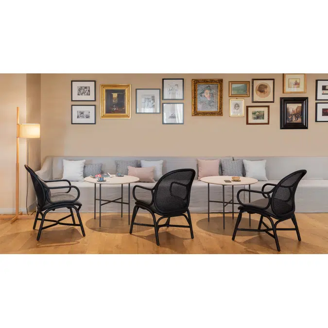 BIM objects - Free download! Grada indoor round dining table | BIMobject