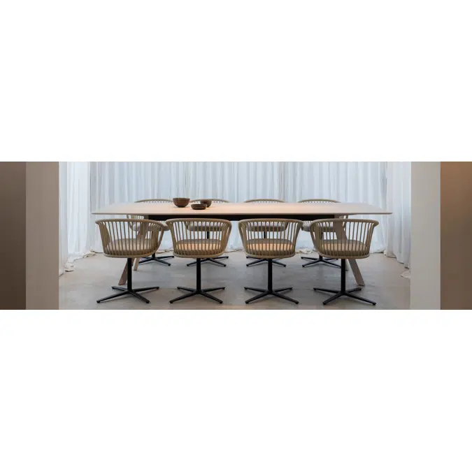 BIM objects - Free download! Atrivm indoor rectangular dining table ...