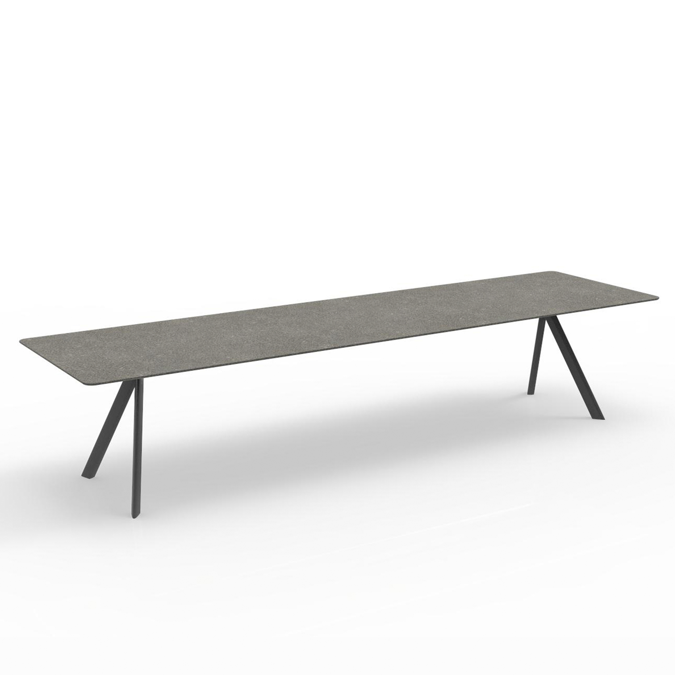Objetos BIM - ¡Descarga gratis! Mesa rectangular Atrivm outdoor ...
