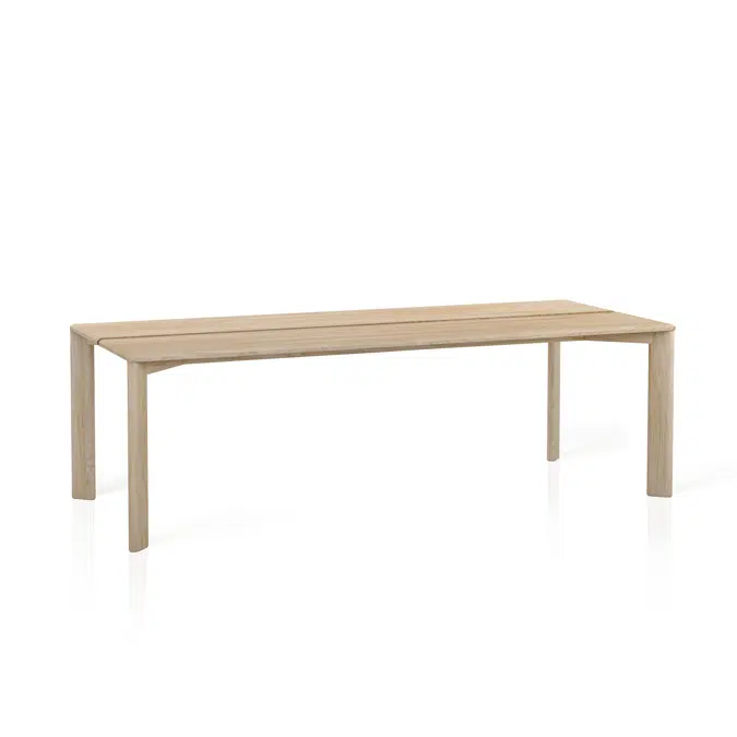 BIM objects - Free download! Kotai rectangular dining table 240x100x75 ...
