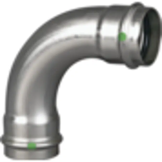 BIM objects - Free download! ProPress Stainless Elbow - 90° - 316 Stainless Steel - Zero Lead ...