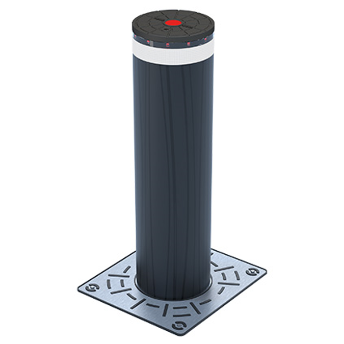 BIM objects - Free download! FAAC JS 80 R Removable security bollard ...