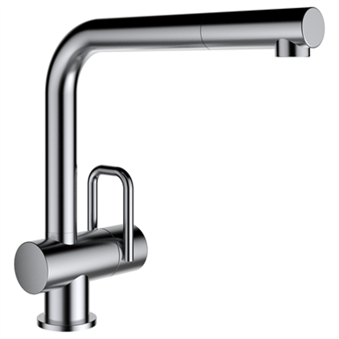 BIM objects - Free download! arwa-twin, Kitchen faucet with pull-out ...
