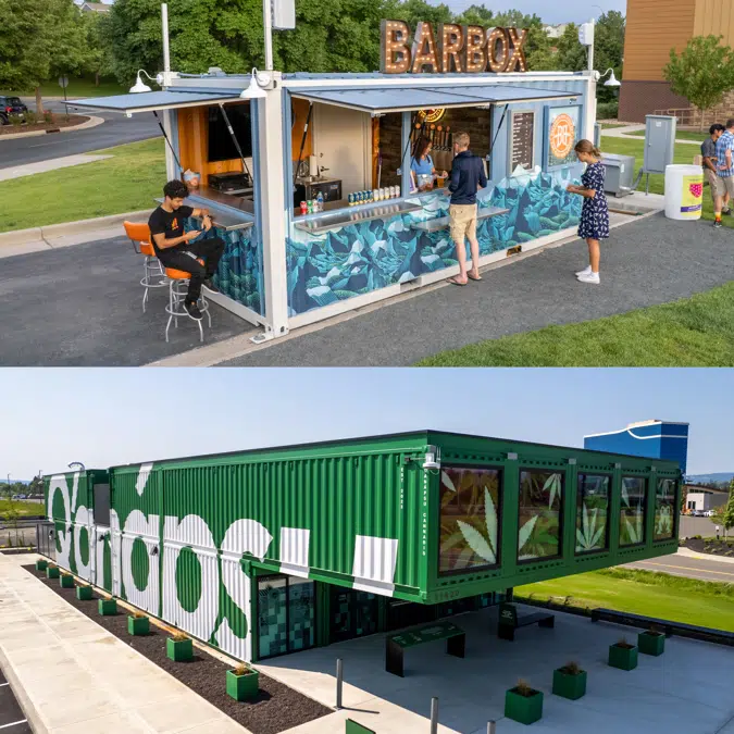 BIM objects - Free download! 40' ConcessionBox (Shipping Container ...