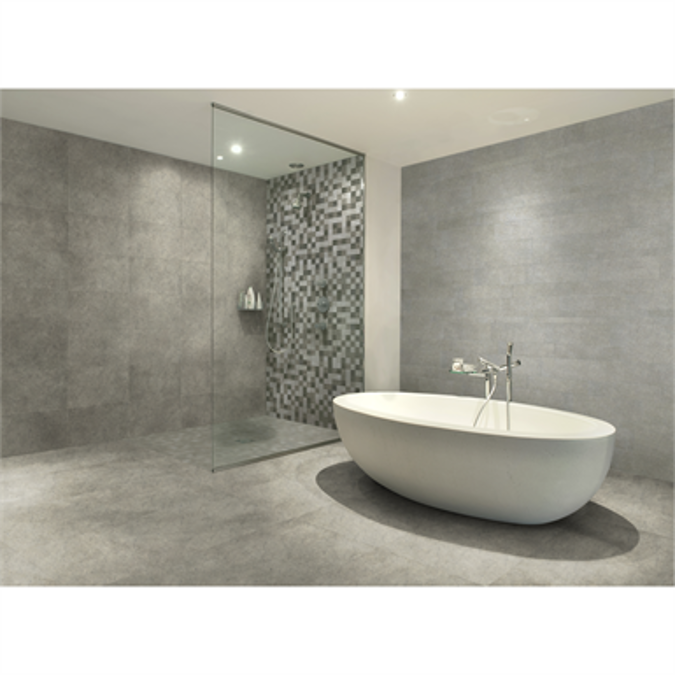 BIM object - ดาวน์โหลดฟรี! Stone Tile. Stratum Twilight Grey | BIMobject
