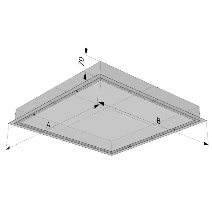 BIM objects - Free download! ASEPTIC - Light without Shadow Inferior ...
