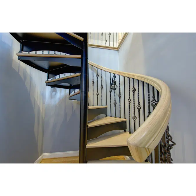 Objets BIM - Téléchargement gratuit ! Forged Iron Spiral Stair | BIMobject