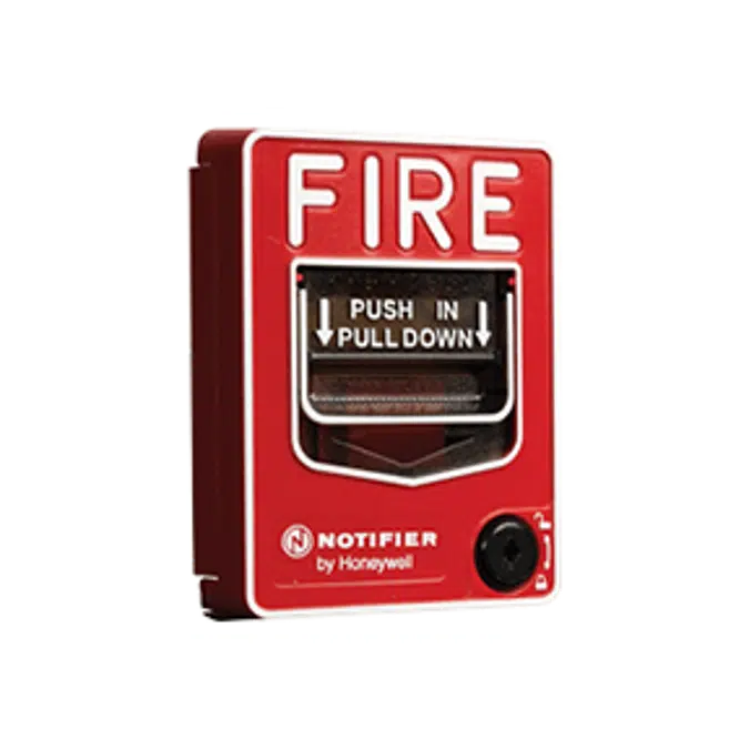 BIM objects - Free download! NBG-12LX Addressable Manual Pull Station | BIMobject