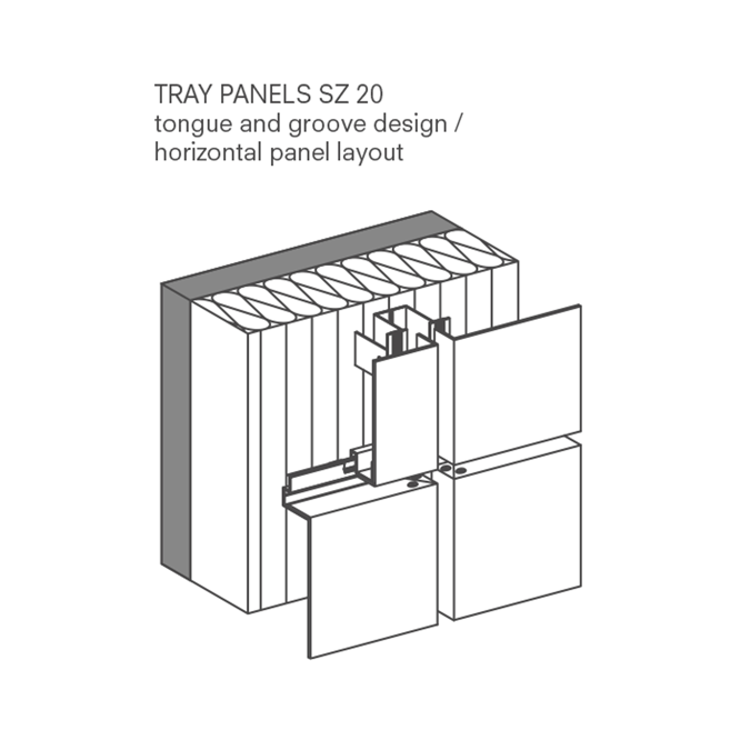 BIM objects - Free download! Europe // ALUCOBOND® SZ20 | BIMobject