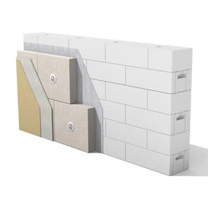 BIM objects - Free download! Ytong Romania ETIC standard wall | BIMobject