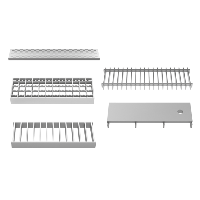 BIM objects - Free download! Flat bottom channel drainage | BIMobject