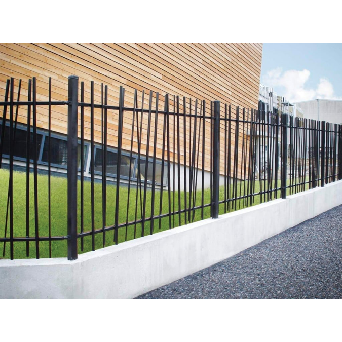 BIM objects - Free download! Bar fence Orpheus | BIMobject