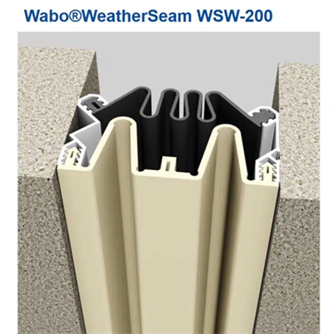 BIM objects - Free download! Wall joint system - Wabo®WeatherSeam WSW ...