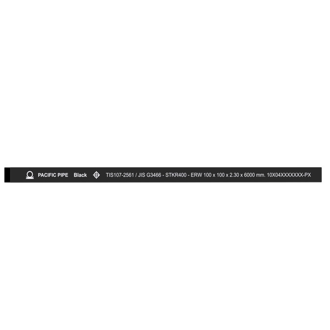 BIM objects - Free download! Pacific Pipe Square Steel Pipe - ERW ...