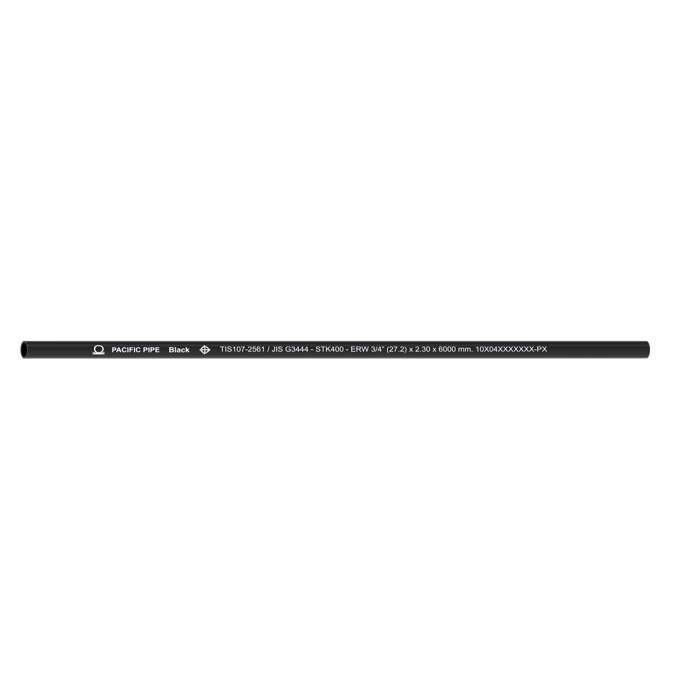 BIM objects - Free download! Pacific Pipe Round Black Steel Pipe - ERW ...