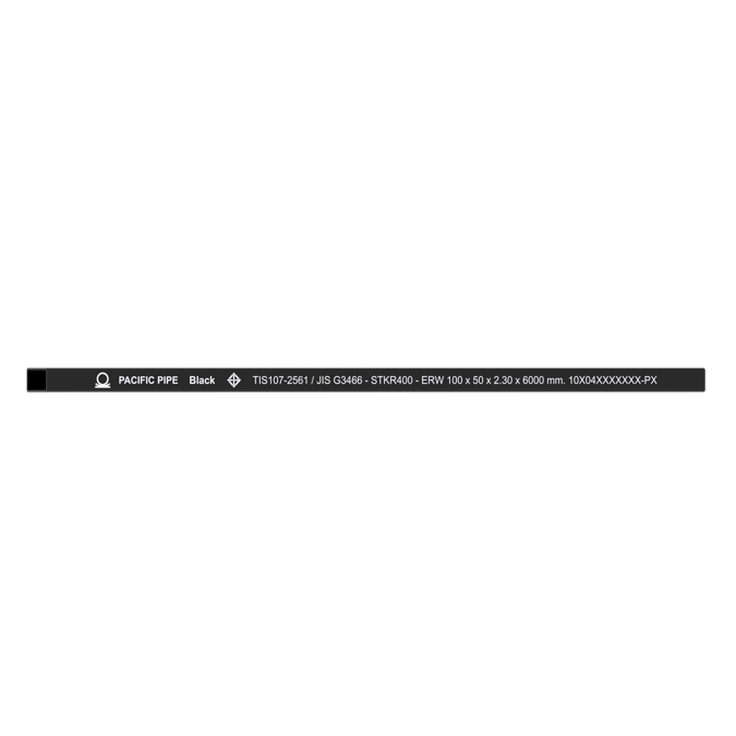 BIM objects - Free download! Pacific Pipe Rectangular Steel Pipe - ERW ...