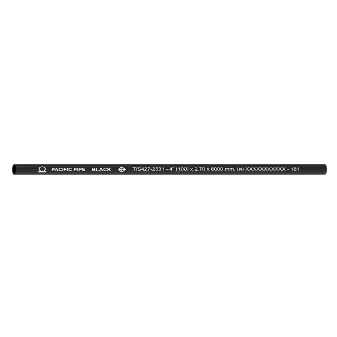 BIM objects - Free download! Pacific Pipe Carbon Black Steel Water Pipe ...