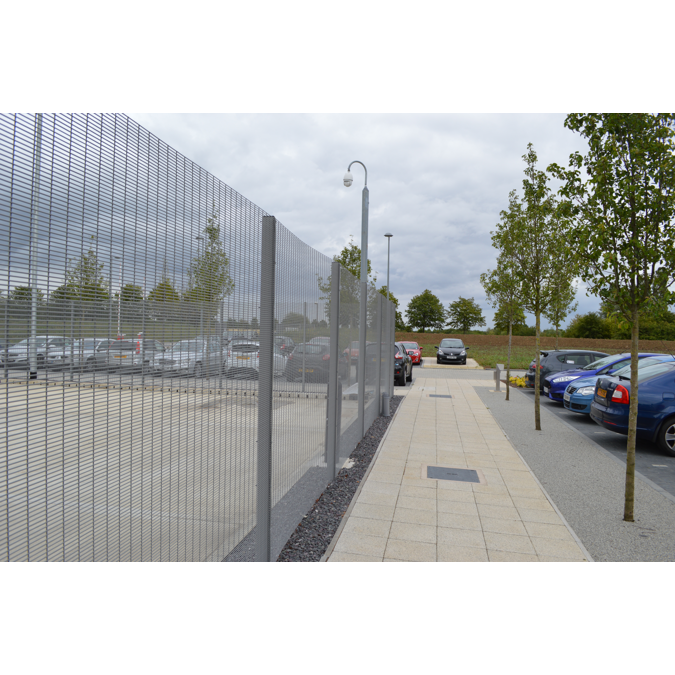 BIM objects - Free download! Securus Flat - Fencing system | BIMobject