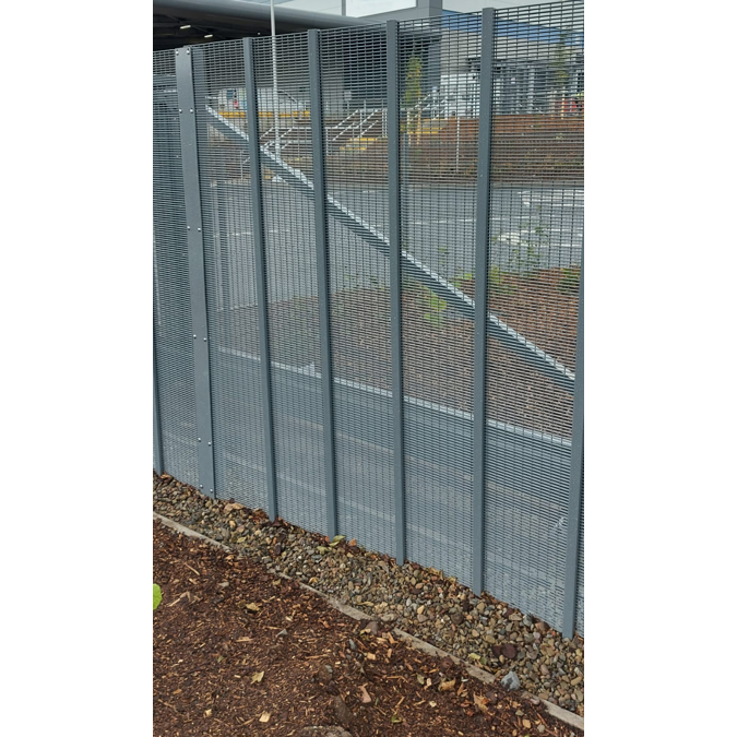 BIM objects - Free download! Securus AC MK II - Fencing system | BIMobject