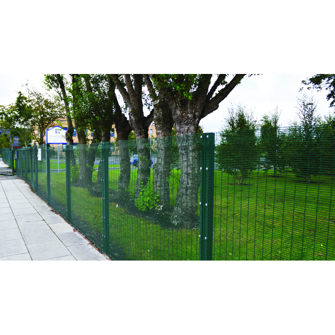 BIM objects - Free download! Securus Profiled - Fencing system | BIMobject