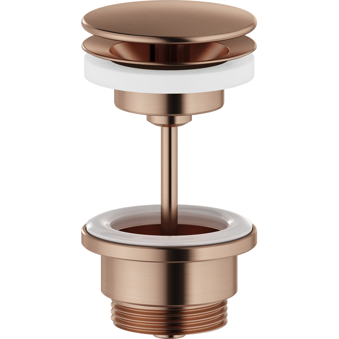 BIM objects - Free download! Free Flow Push down-waste | BIMobject