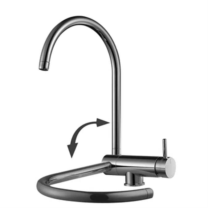 BIM objects - Free download! Mora Izzy Turnie Kitchen Mixer | BIMobject