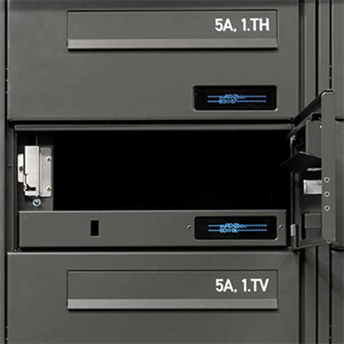 BIM objects - Free download! Electronic mailbox, e-Line (711W-TM ...