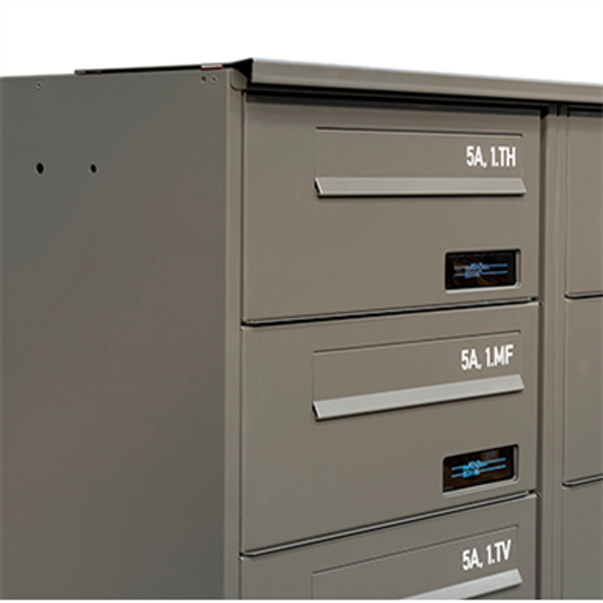 BIM objects - Free download! Electronic mailbox, e-Line (711W-TM ...