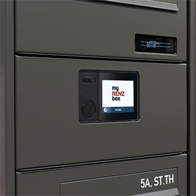 BIM objects - Free download! Electronic mailbox, e-Line (711W-TM ...