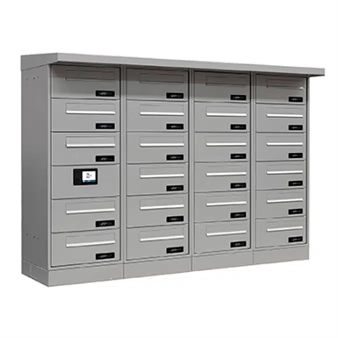 BIM objects - Free download! Electronic mailbox, e-Line (711O-GM ...