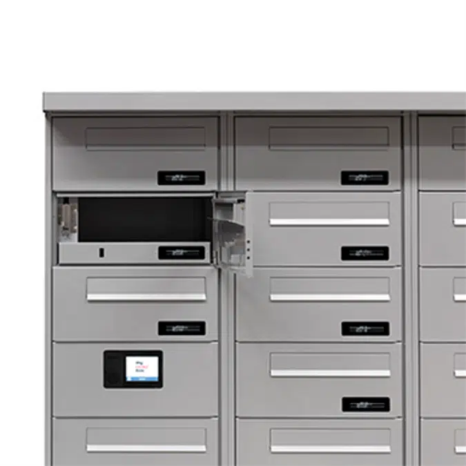 BIM objects - Free download! Electronic mailbox, e-Line (711O-GM ...