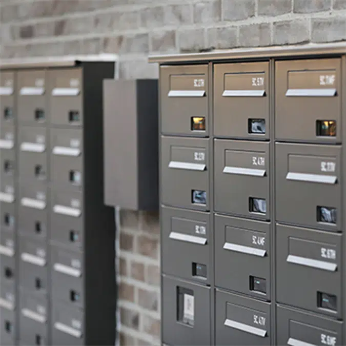 BIM objects - Free download! Electronic mailbox, e-Line (711W-GM ...