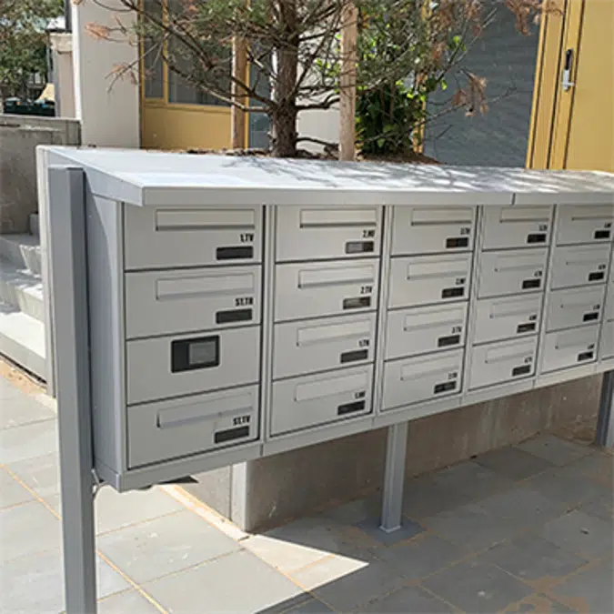 BIM objects - Free download! Electronic mailbox, e-Line (711001-TM ...