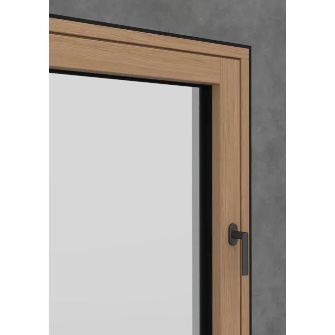 BIM objects - Free download! UNILUX PureLine - wood-alu window ...