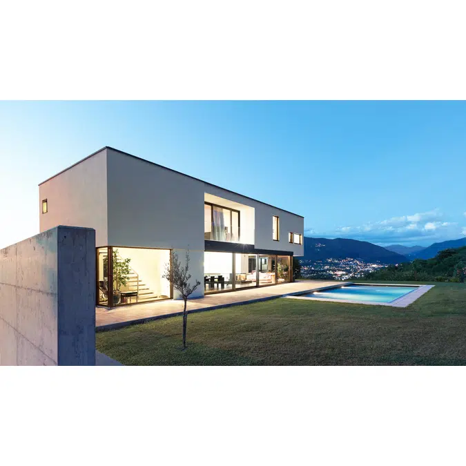 BIM objects - Free download! UNILUX PureLine - wood-alu window ...