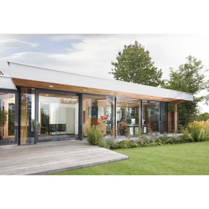 BIM objects - Free download! UNILUX - wood-alu lift & slide door ...