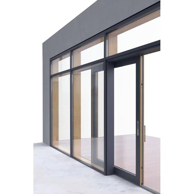 BIM objects - Free download! UNILUX - wood-alu lift & slide door ...