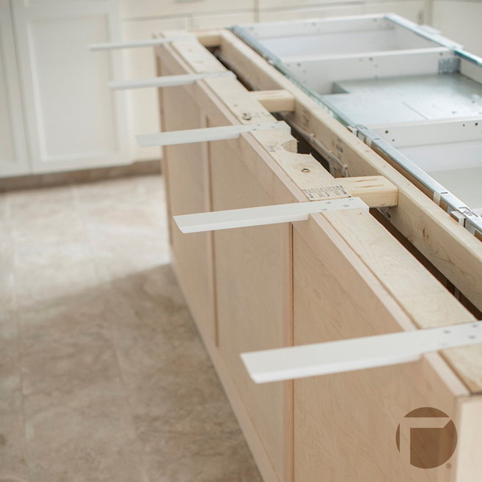 BIM objects - Free download! Standard Plus Countertop Bracket | BIMobject