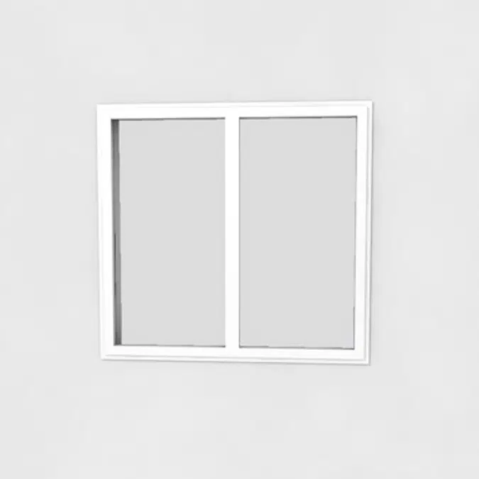 BIM objects - Free download! Double window | BIMobject