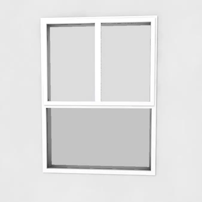BIM objects - Free download! Double window on fixed pane | BIMobject