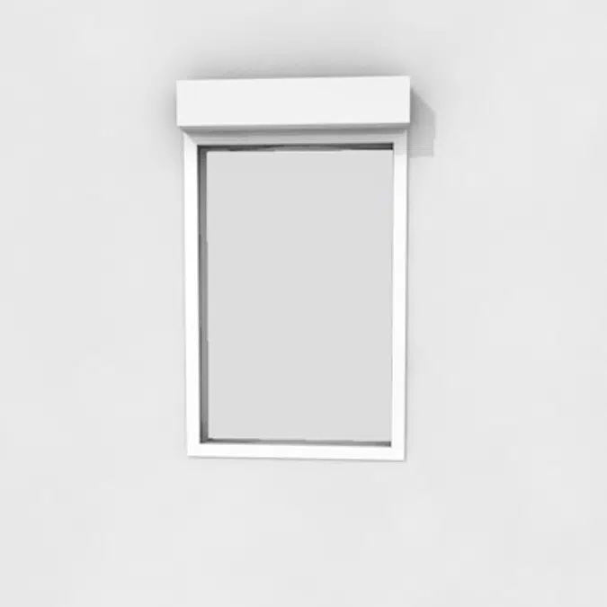 BIM objects - Free download! Fixed window with shutter | BIMobject