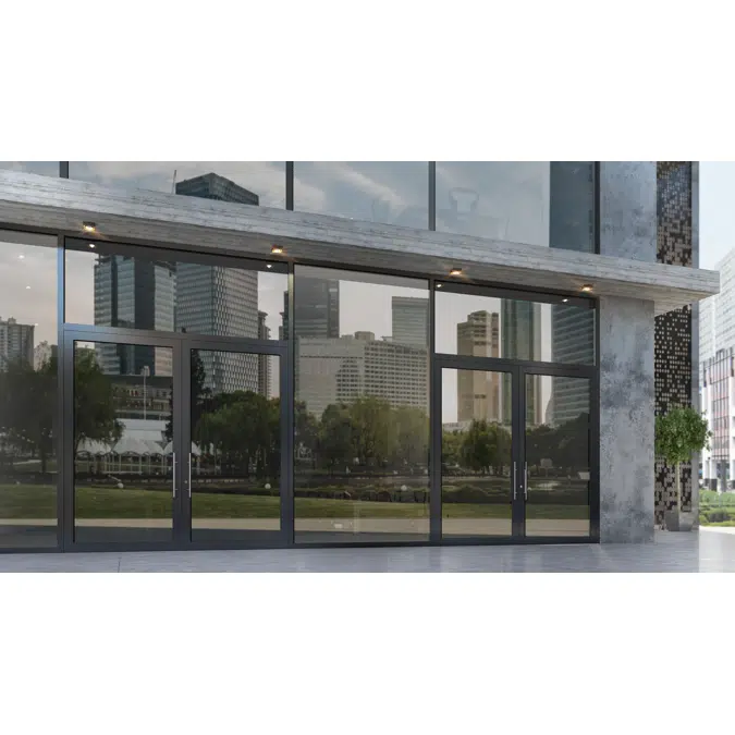 BIM objects - Free download! Entrance Doors SMARTIA SD77 | BIMobject