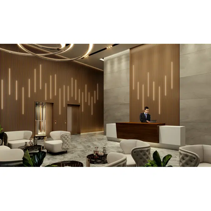 Objetos Bim - Download gratuito SMARTIA Barcode Cladding | BIMobject