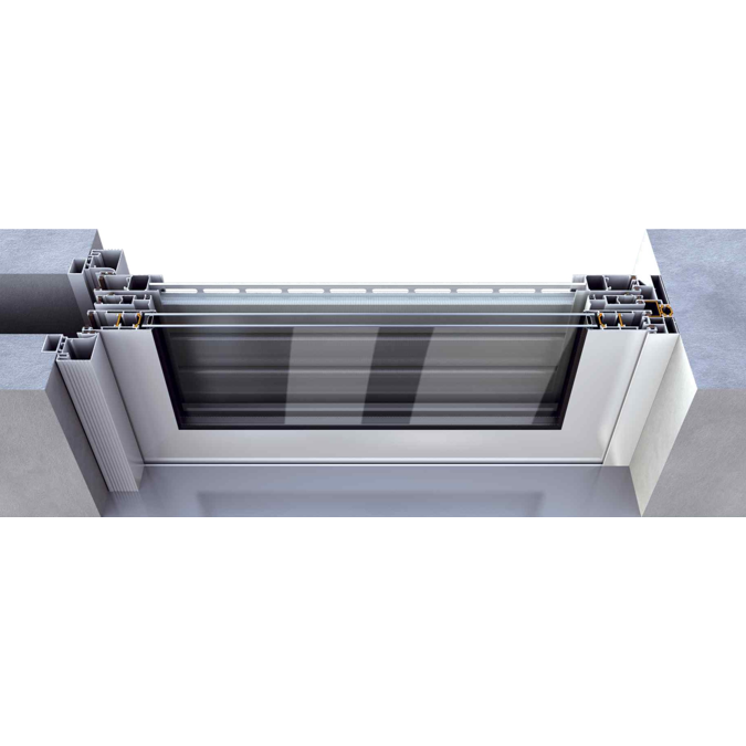 BIM objects - Free download! Sliding insulated system SMARTIA S350 ...