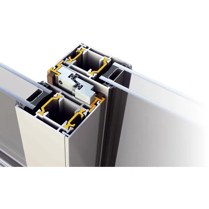 Objetos BIM - ¡Descarga gratis! Sliding insulated system SMARTIA S350 ...